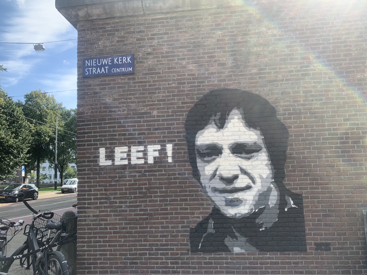 Muurschildering Ramses Shaffy in ere hersteld - de Brug - nieuws uit ...